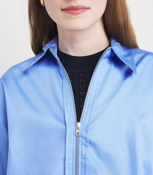 Sandro Cotton Zipped Shirt