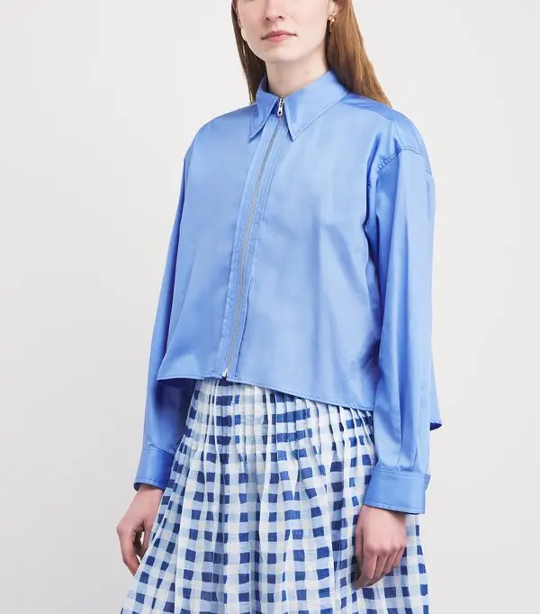 Sandro Cotton Zipped Shirt