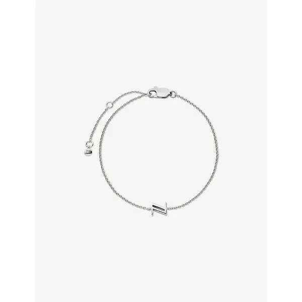 Monica Vinader Initial Z Sterling Chain Bracelet - Silver