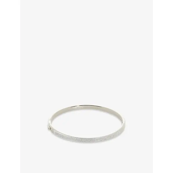 Monica Vinader Diamond Essential Sterling Bracelet - Silver