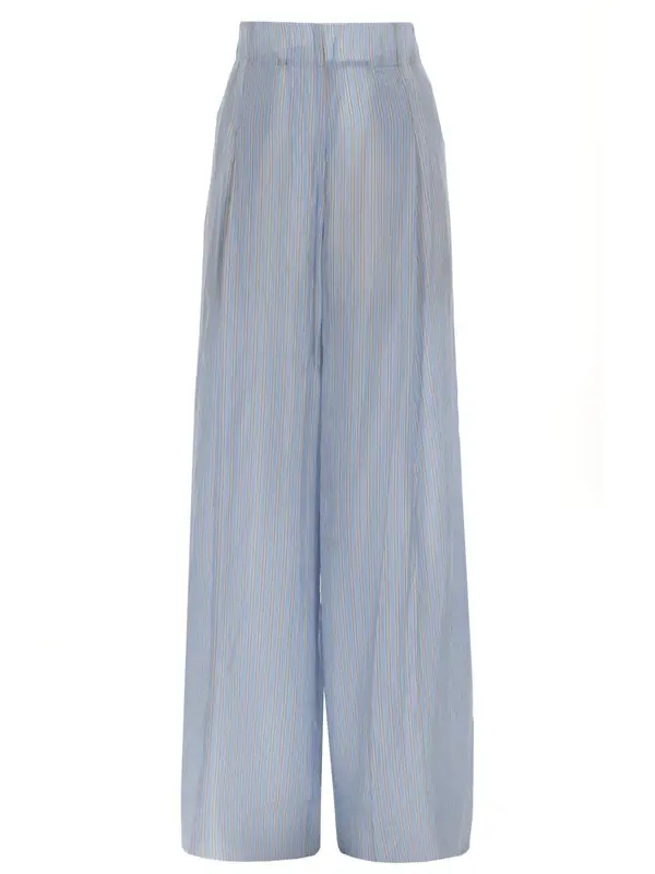 Dries Van Noten Wide-leg Trousers - Azure