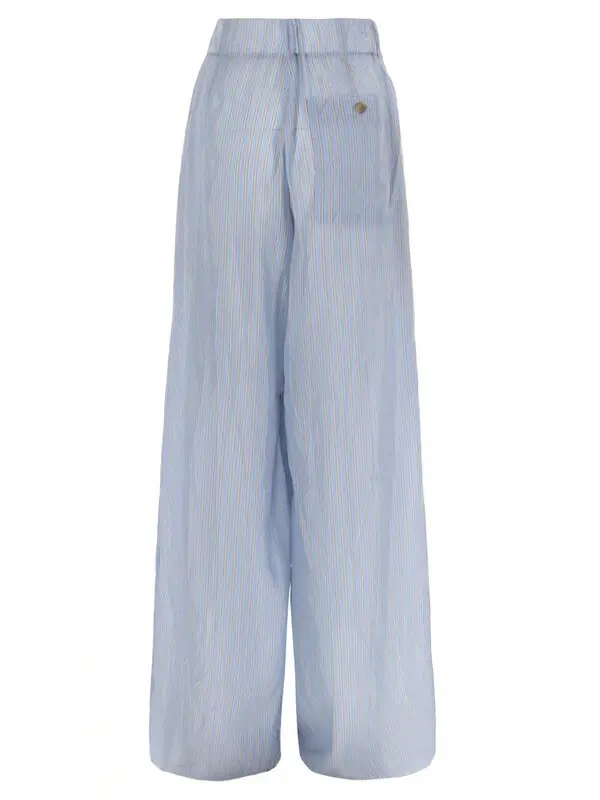 Dries Van Noten Wide-leg Trousers - Azure