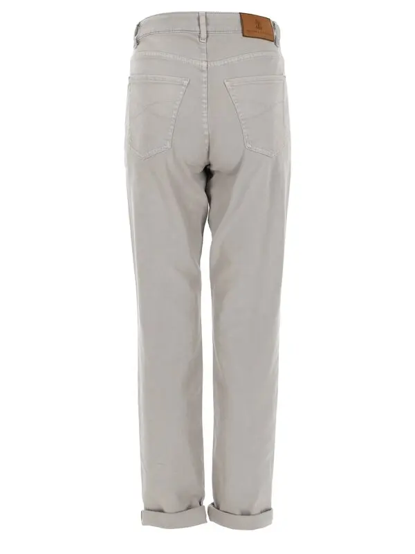 Brunello Cucinelli Cotton Denim Traditional Fit Jeans