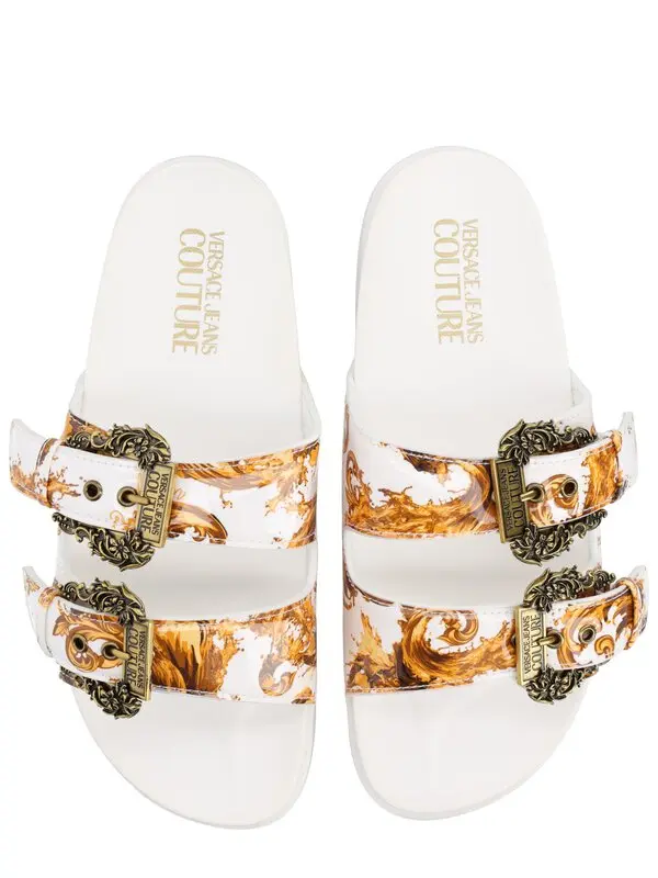 Versace Arizona Sandals - White