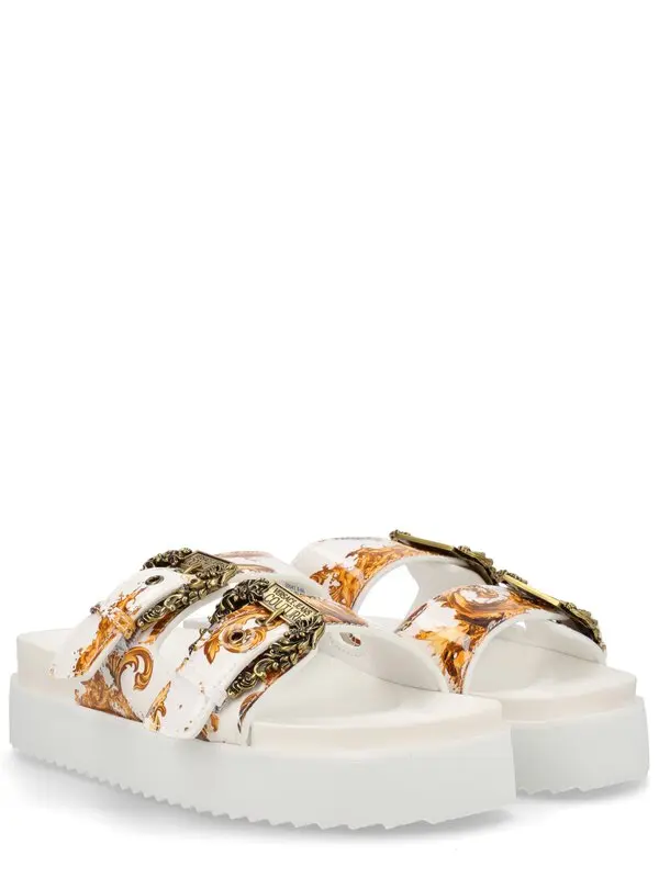 Versace Arizona Sandals - White
