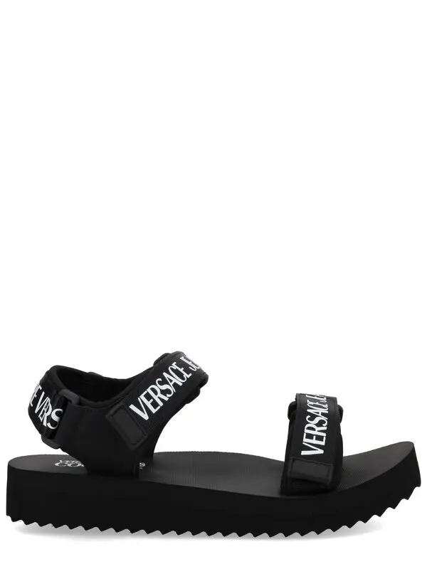 Versace Platform Sandals - Black