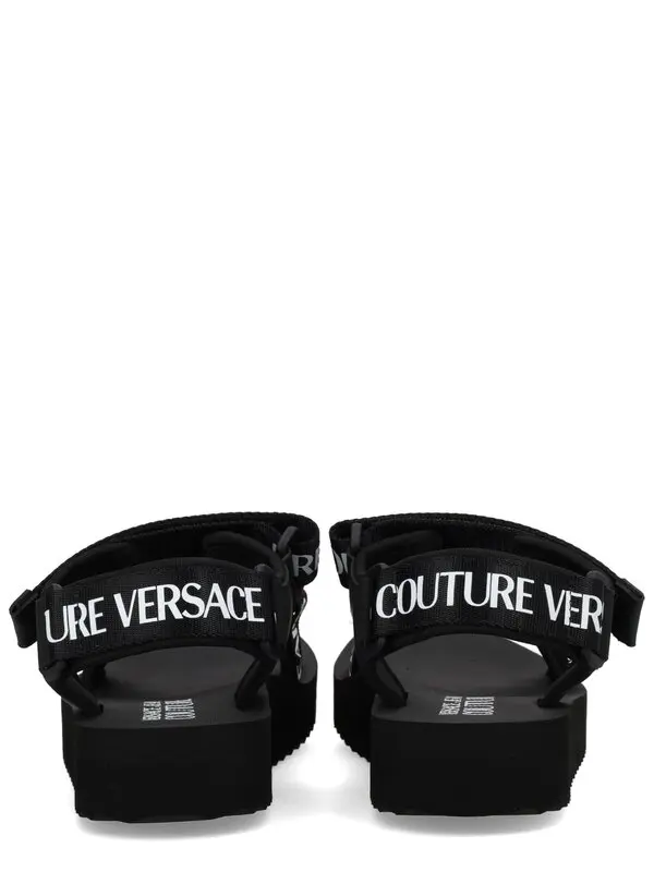 Versace Platform Sandals - Black