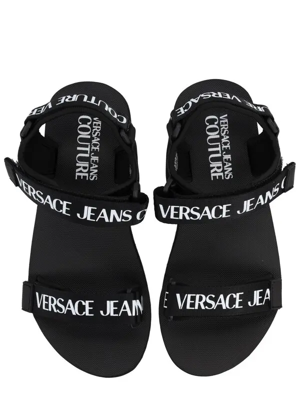Versace Platform Sandals - Black