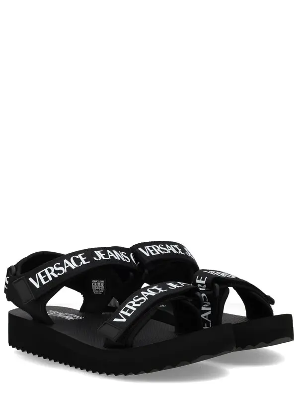 Versace Platform Sandals - Black