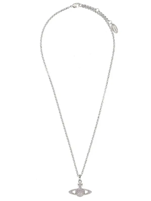 VIVIENNE WESTWOOD Mini Bas Relief Necklace - Silver