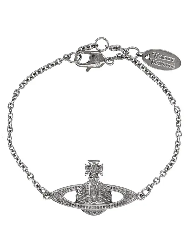 VIVIENNE WESTWOOD Mini Bas Relief Bracelet - Silver