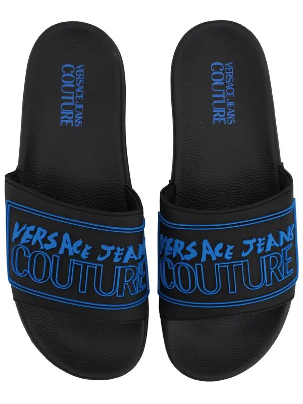 Versace Slides With Logo