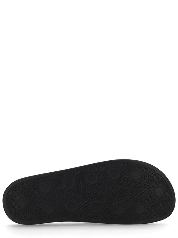 Versace Slides With Print - Black