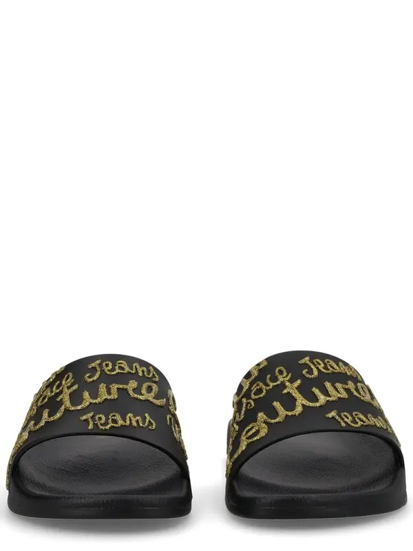 Versace Slides With Logo