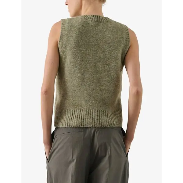 Soeur Namaste Round-neck Knitted Vest