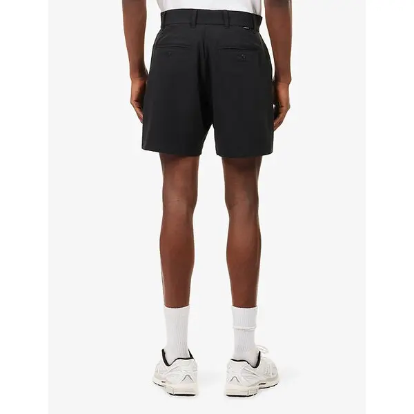 MALBON Logo-embroidered Stretch-woven Shorts