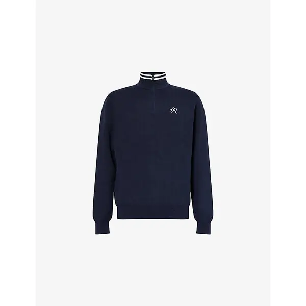 MALBON Quarter-zip Cotton-blend Jumper