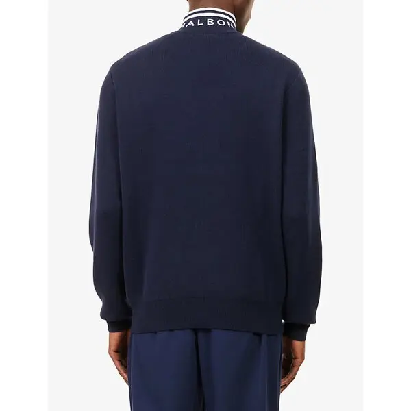 MALBON Quarter-zip Cotton-blend Jumper