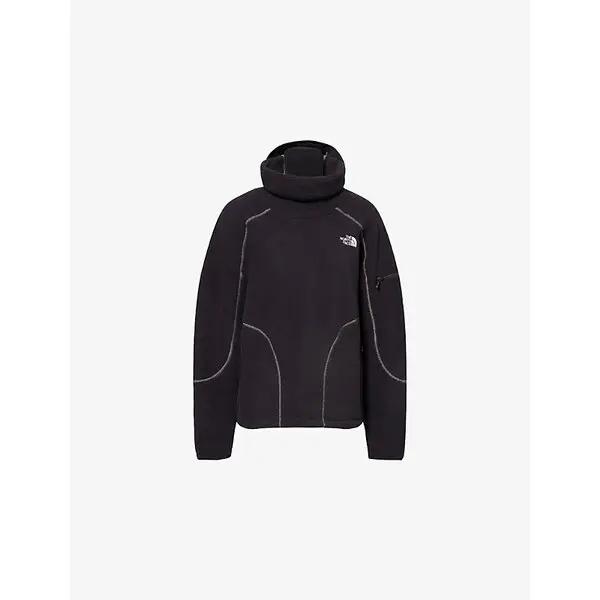 The North Face Balaclava Embroidered-logo Fleece Sweatshirt - Tnf Black
