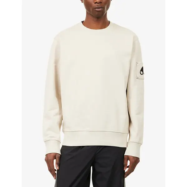 Moose Knuckles Hartsfield Crew-neck Cotton Sweatshirt