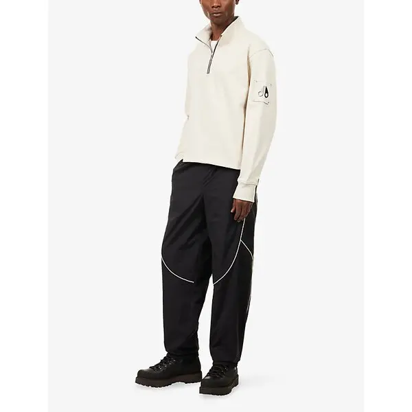 Moose Knuckles Relaxed-fit Cotton-blend Trousers