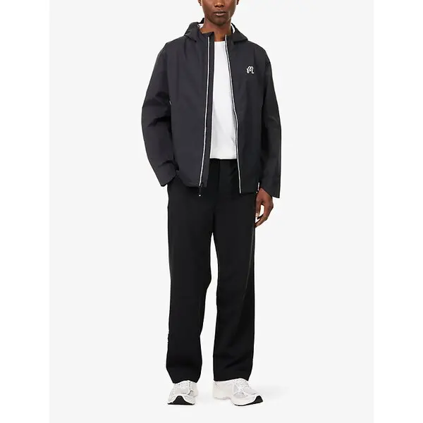 MALBON Magnolia Straight-leg Stretch-woven Trousers - Black