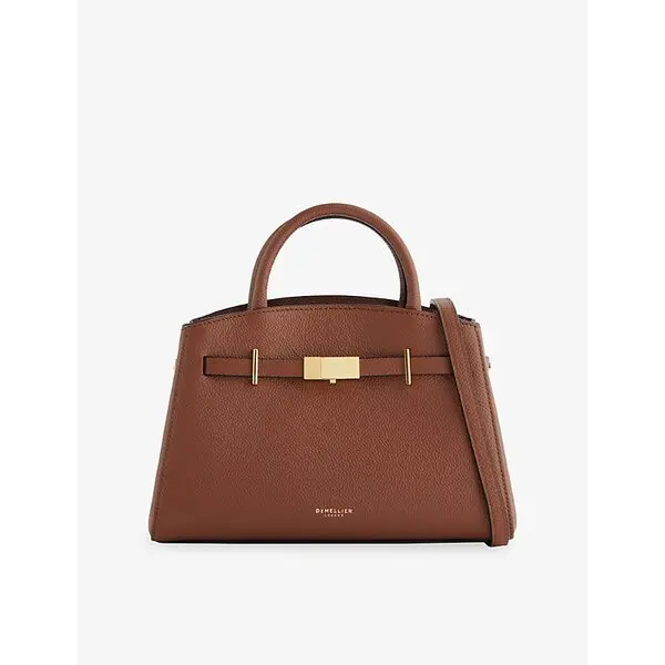 DEMELLIER The Small Hudson Leather Tote Bag - Tan