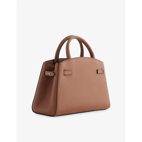 DEMELLIER The Small Hudson Leather Tote Bag - Tan