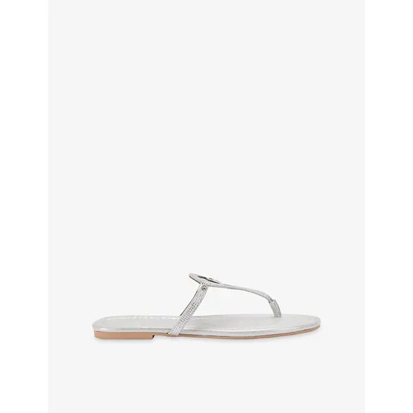 Kurt Geiger Heart T-bar Sandals - Silver
