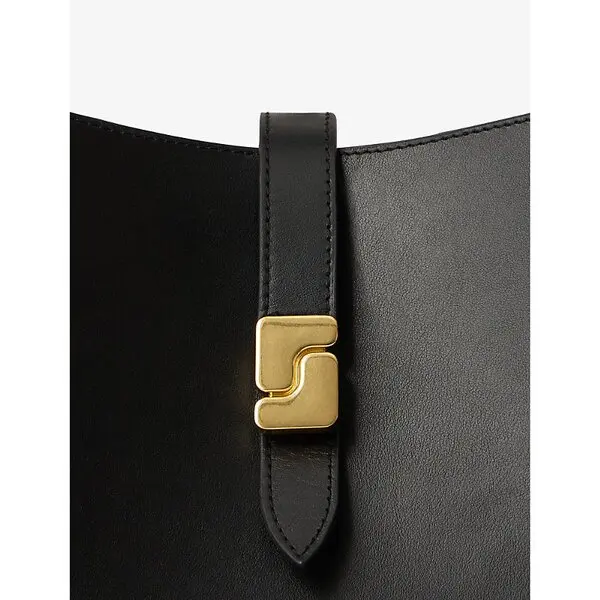 Soeur Leather Shoulder Bag - Noir