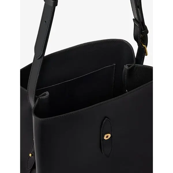Soeur Leather Shoulder Bag - Noir