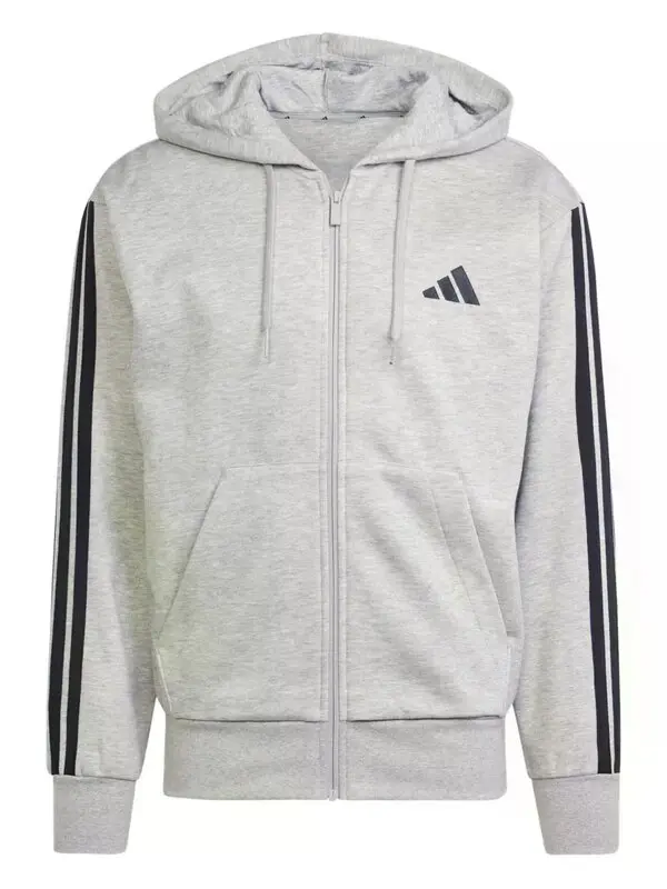 Adidas Striped Zip-up Hoodie