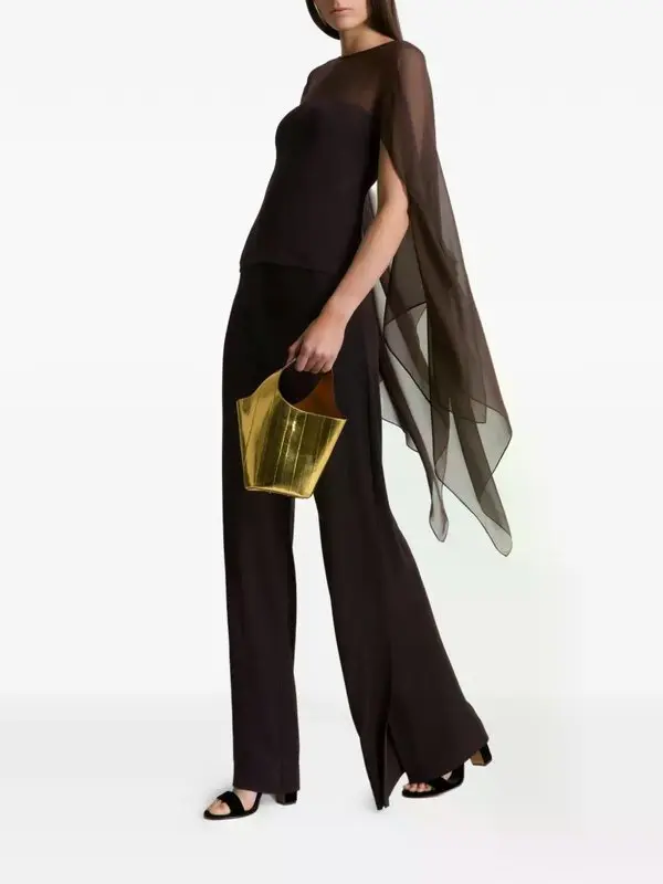 Alberta Ferretti Wide-leg Trousers - Brown
