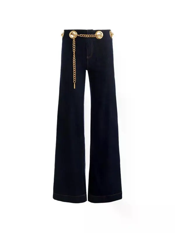 Alice + Olivia Jasper Chain-belt Jeans