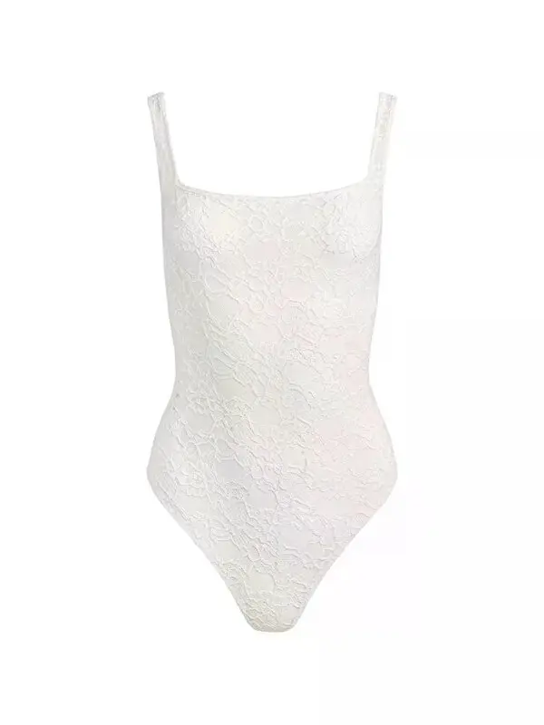 Alice + Olivia Annika Lace Bodysuit