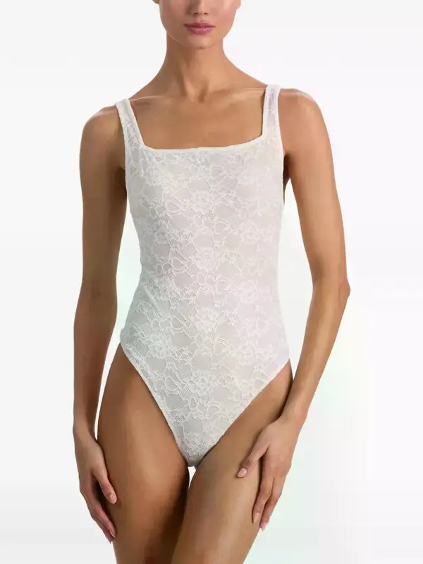Alice + Olivia Annika Lace Bodysuit