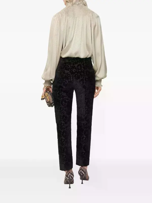 Burberry Jacquard Velvet Trousers