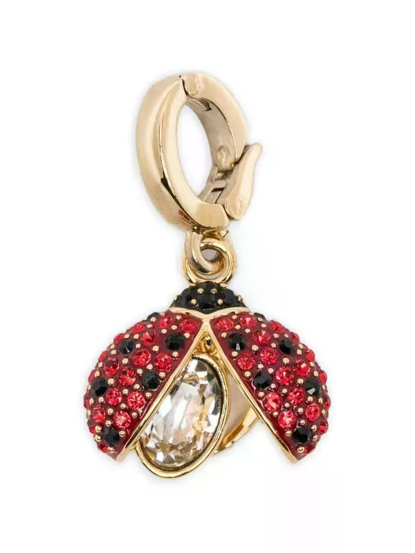 SWAROVSKI Idyllia Ladybug Charm - Gold