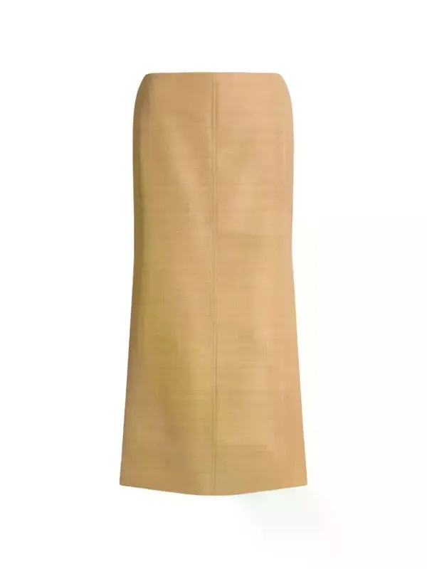 Alberta Ferretti Side-slit Midi Skirt