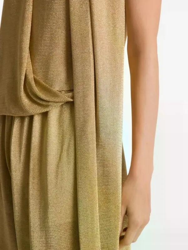 Alberta Ferretti Draped Sleeveless Top