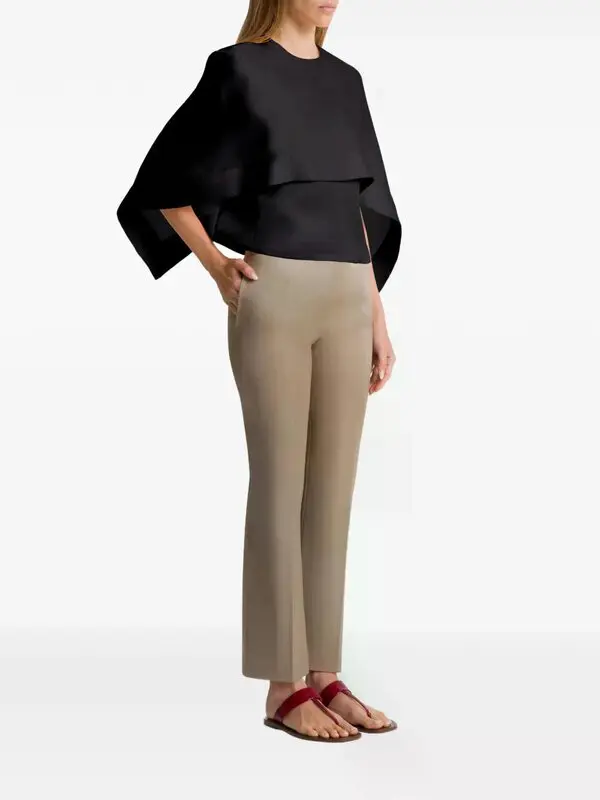 Alberta Ferretti Cape-style Top - Black