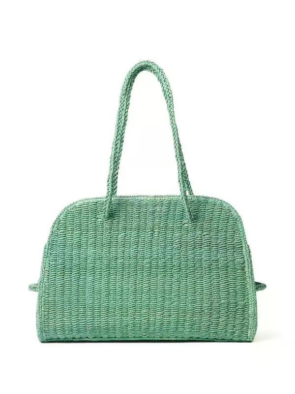 Jacquemus Turismo Raffia Bag - Green