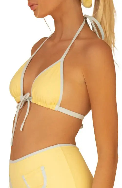 MONTCE Emma Binded String Bikini Top - Sunshine