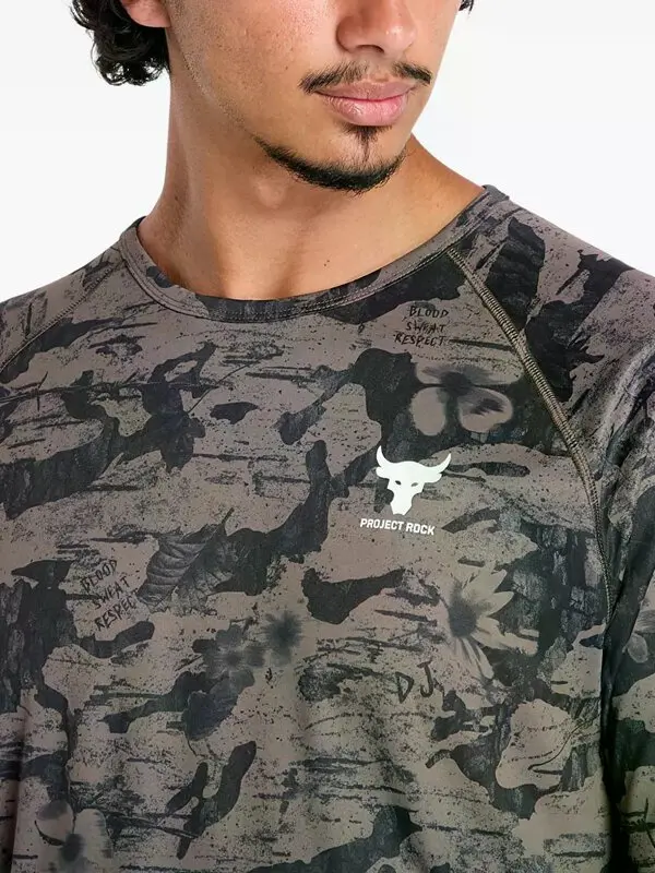 Under Armour Camouflage-print T-shirt - Brown