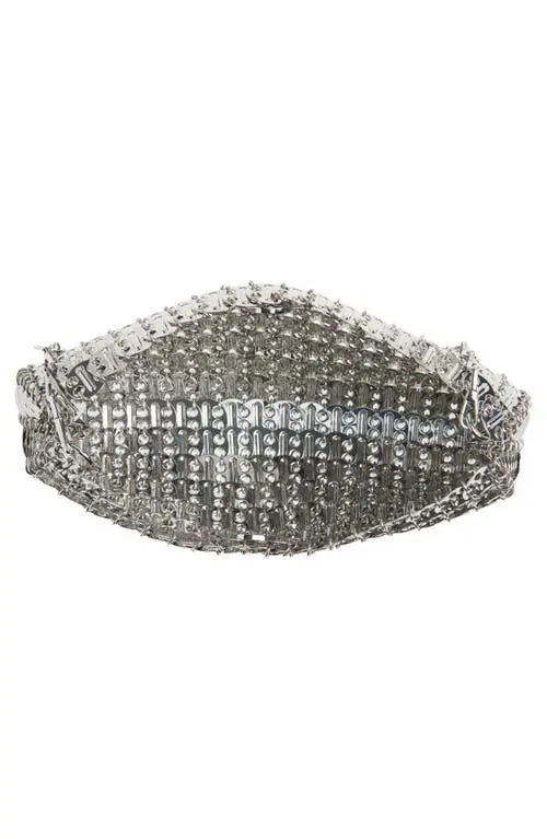 Rabanne East/west Chain Mail Bag - Silver