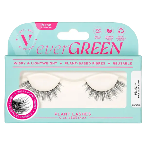 V BY VELOUR Evergreen Lashes Flutter - One-color