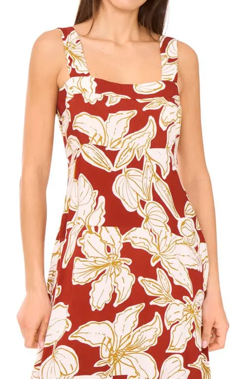 Vince Camuto Floral Maxi Dress With Wide Straps