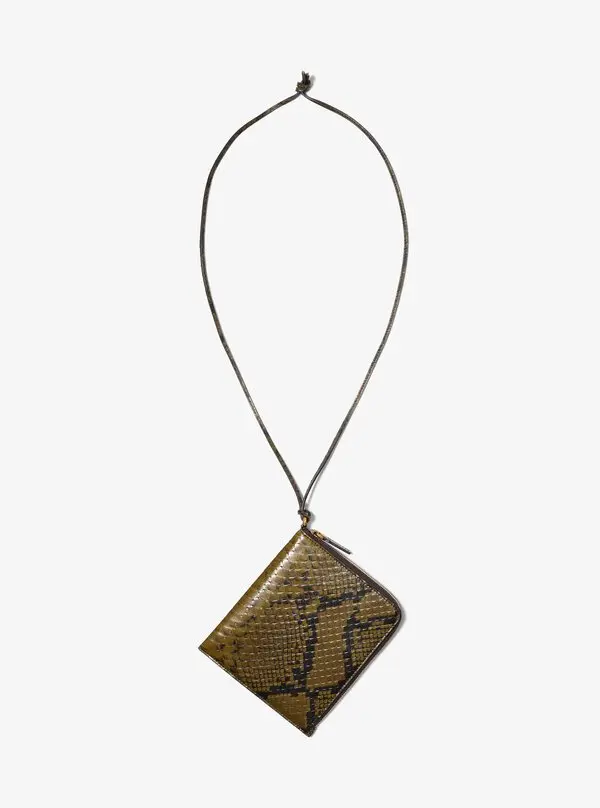 Michael Kors Aurelia Snake-embossed Leather Bag