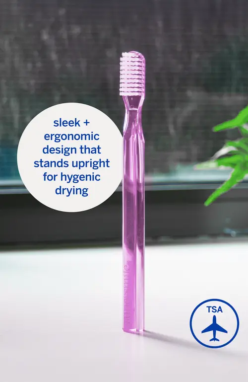SUPERSMILE 2-pack New Generation 45° Patented Long Toothbrush - Pink