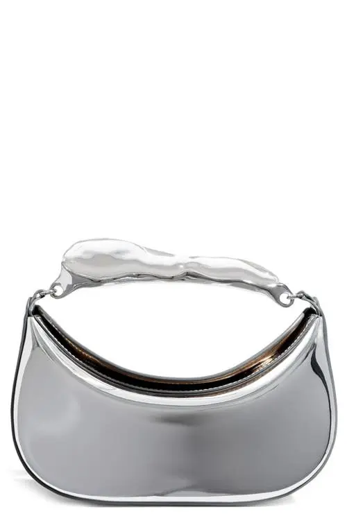 Alexis Bittar Water Stone Top Handle Bag - Chrome